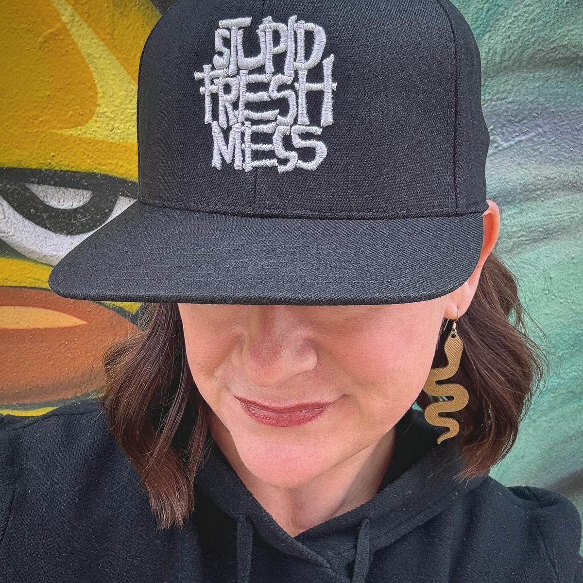 Stupid Fresh Mess logo hat