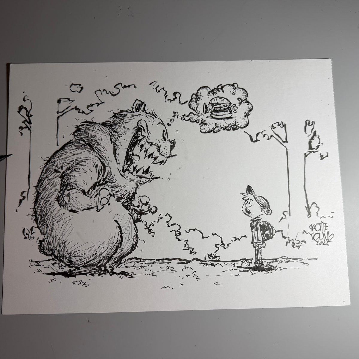 One Word Drawing Prompt- SNACK – Stupid Fresh Mess
