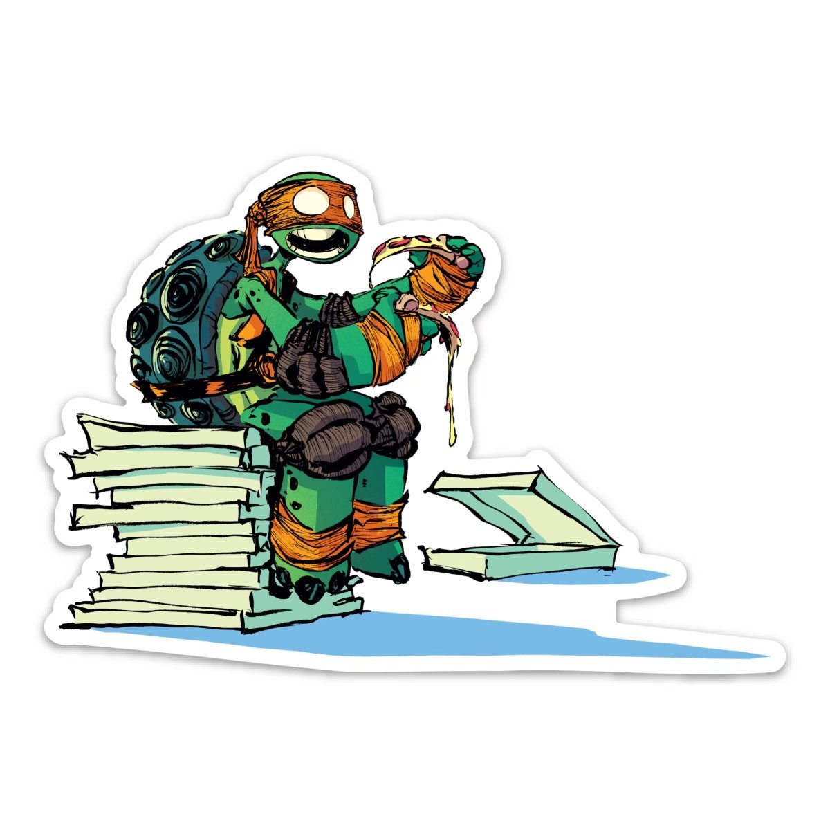 Sticker: TMNT Pizza – Stupid Fresh Mess